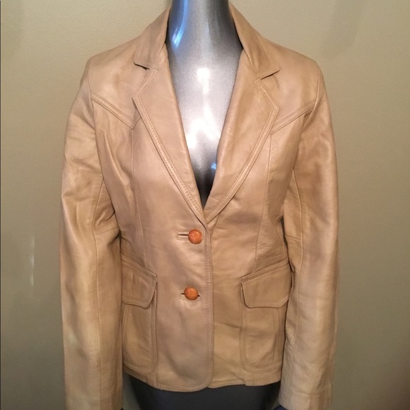 Tony Lama | Jackets & Coats | Vintage Tony Lama Leather Blazer Jacket ...